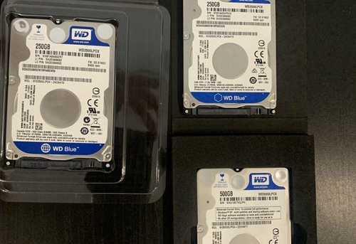 Жесткие диски HDD WD blue 250 gb, 500 gb