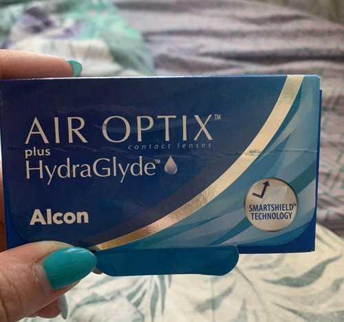 Контактные линзы alcon air optix hydraglyde -4,5