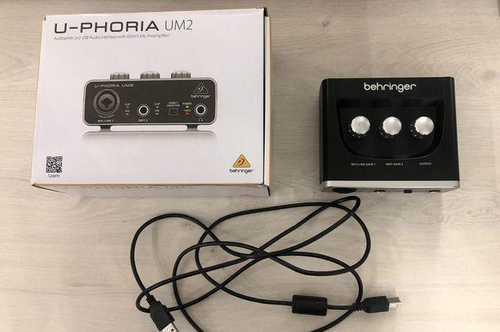 Внешняя звуковая карта behringer u phoria um2