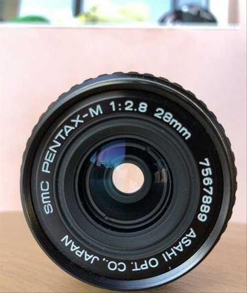 Объектив SMC Pentax-M 1:2.8 28mm