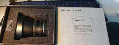 Объектив TTArtisan 7.5mm F2. fuji