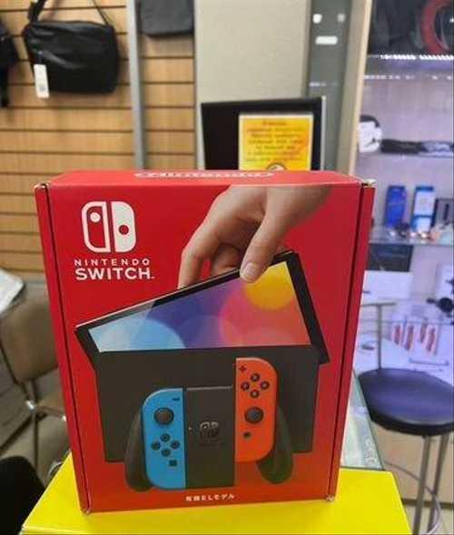 Игровая приставка Nintendo Switch Oled (neon)