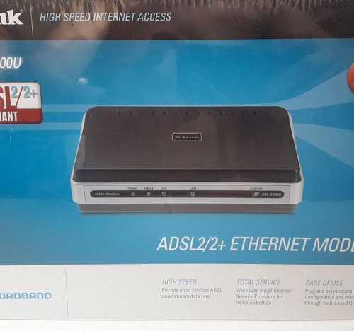 Модем D-link DSL-2300U новый в упаковке