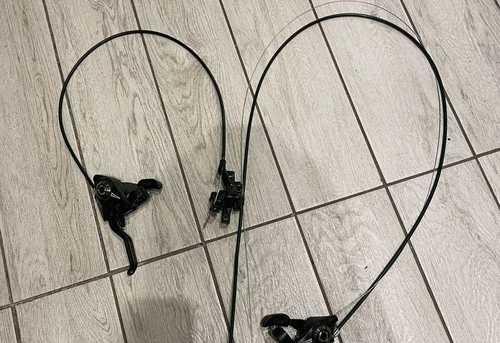 Комборучки shimano(манетки) + тормоза