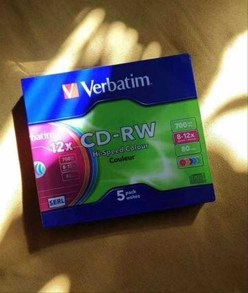 Новые CD RW диски болванки компакт диски