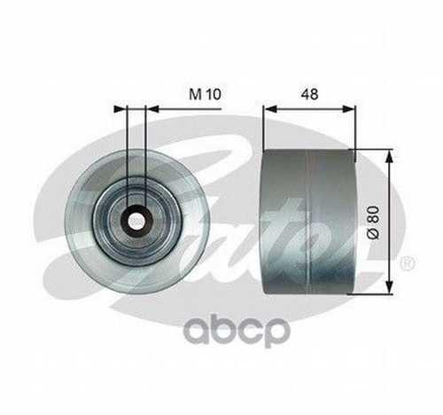 Паразитный ведущий ролик поликлиновой ремень Gates