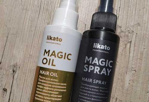 Спрей и масло для роста волос likato professional