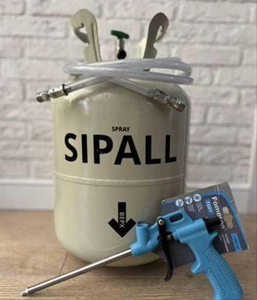 Утеплитель напыляемый sipall spray пена напыляемая