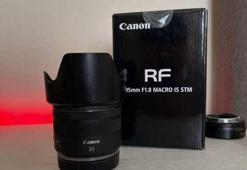 Объектив Canon RF 35mm 1.8 macro