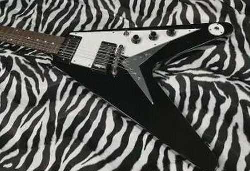 Электрогитара 2023 Epiphone Flying V Ebony 6.85lbs