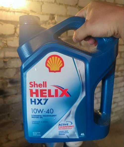 Масло моторное shell helix 10w40