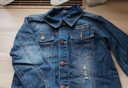 Куртка джинсовая для мальчика 128 рост