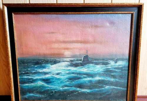 Советская субмарина (Подводная лодка) К.Долгов 83г