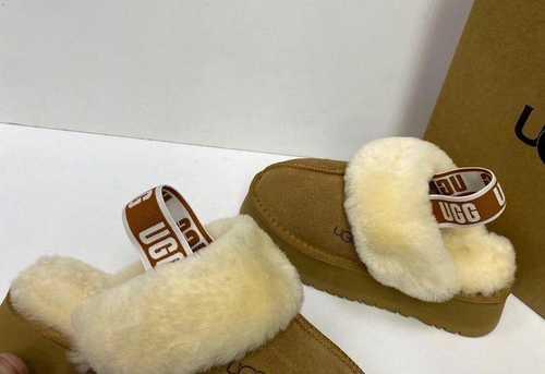 Коричневые тапочки/угги (UGG)