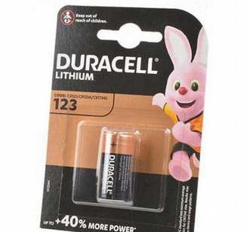 Батарейка Duracell High Power lithium CR123A 1шт