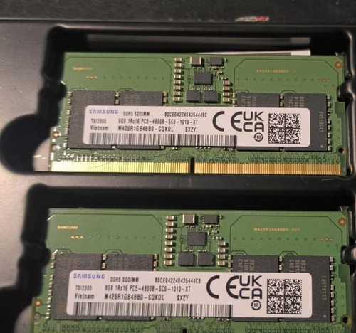 Samsung 8gb 1rx16 pc5-4800b-sco-1010-xt