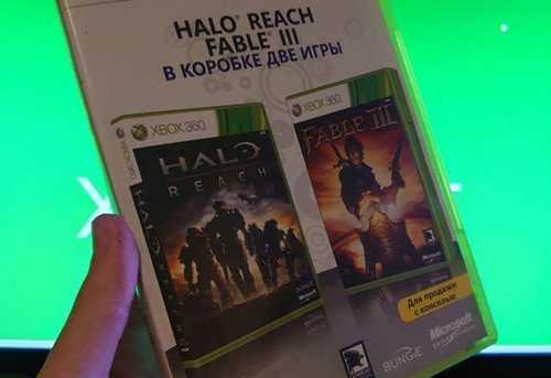 Halo reach / fable 3 xbox 360