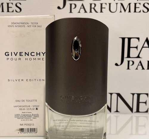 Givenchy Pour Homme Silver Edition 100мл Тестер