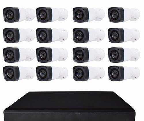 Комплект видеонаблюдения 5Мп на 16 камер Altcam
