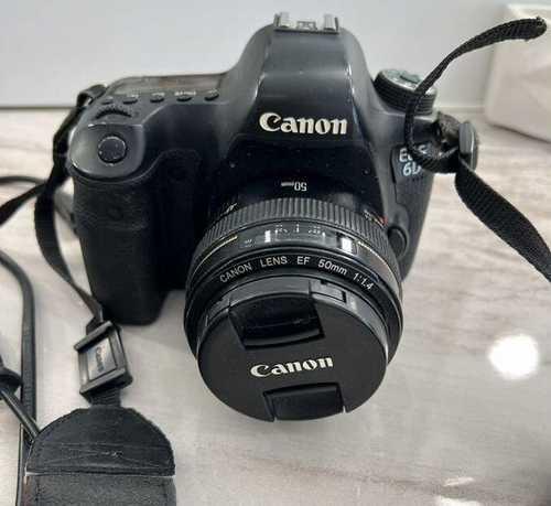 Canon eos6d с обьективом и полным комплектом