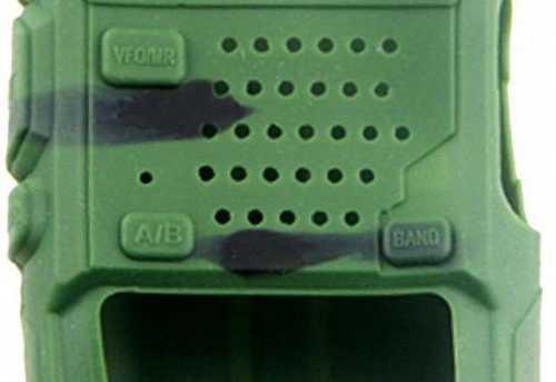 Чехол силиконовый для baofeng UV-5R, зеленый
