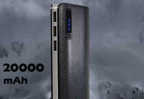 Powerbank 20000 с фонариком мощный новый