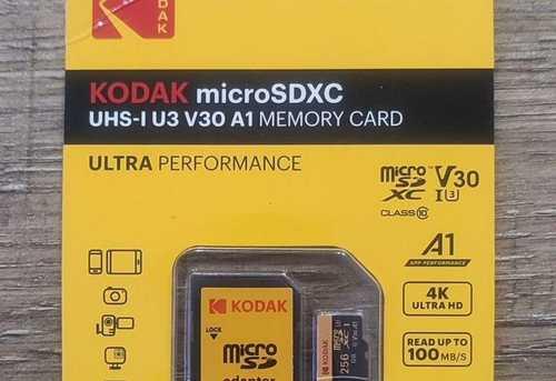 Kodak micro sdxc UHS-1 U3 V30 256 GB