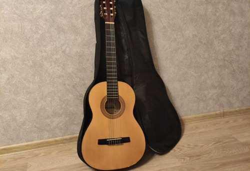 Классическая гитара hohner hc03 3/4 шестиструнная