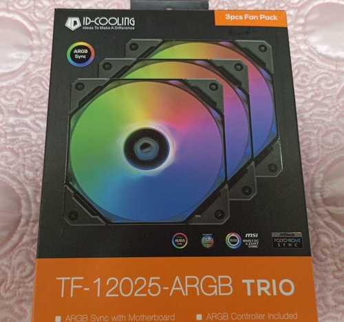 Комплект ID-cooling argb TF-12025-argb-trio