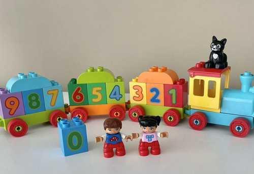 Паровоз поезд Лего Дупло Lego Duplo 10847