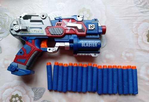 Бластер nerf soft bullet blaster elite