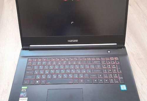Игровой ноутбук Hasee G8-CT7NA