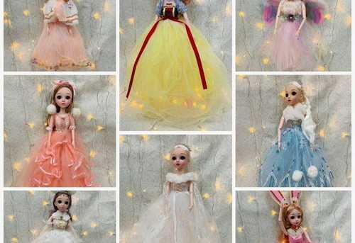 Куклы - принцессы ростовые, шарнирные 55см