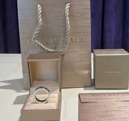Кольцо bvlgari мужское керамика