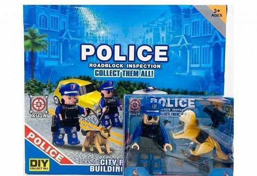 Лего police Фигурки Полицейский с собакой