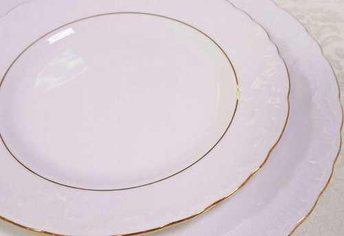 Набор тарелок Rococo золото, 6 штук