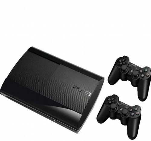 Sony playstation 3 super slim прошитая 500гб