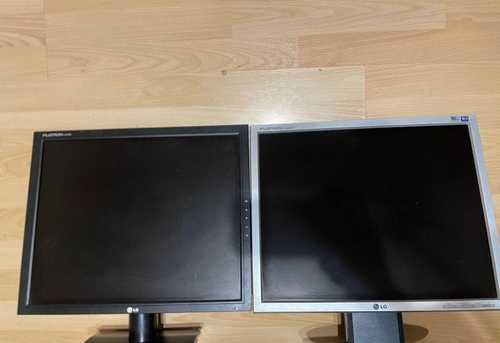 Мониторы LG 19" рабочие, цена за два