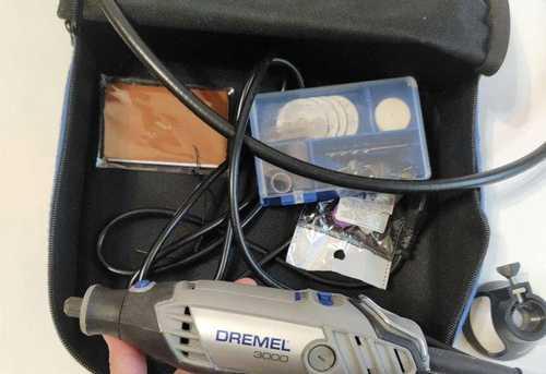 Дремель Dremel 3000 новый с насадками+гибкий вал