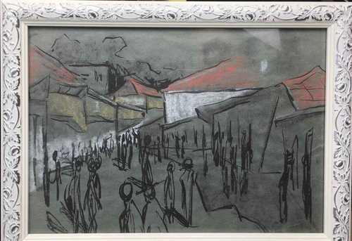 Картина Крым 1986-1988 живопись Шувалова В. Ю