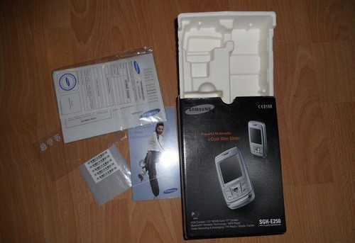 Samsung E- 250 - коробка с документами