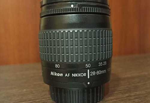 Объектив Nikon af nikkor 28-80 F 3,5 - 5,6