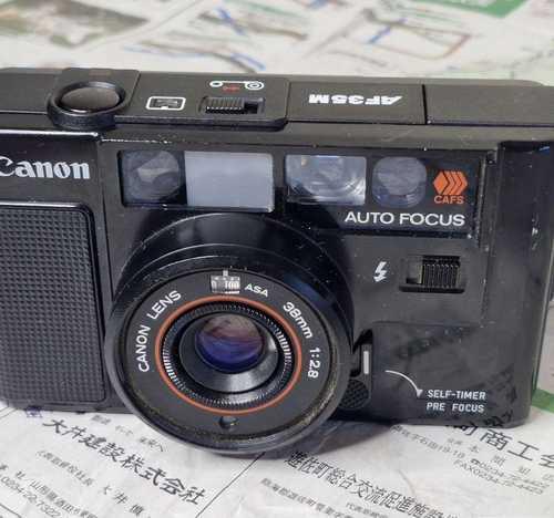 Пленочный фотоаппарат canon AF35M