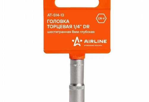 Airline AT-S14-13 Головка торцевая 1/4 DR шестигра