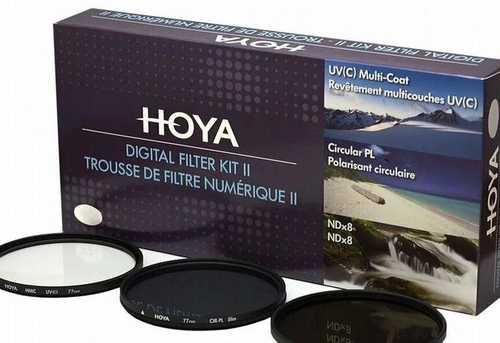 Hoya KIT набор фильтров UV (C), CIR-PL, ND8 77mm