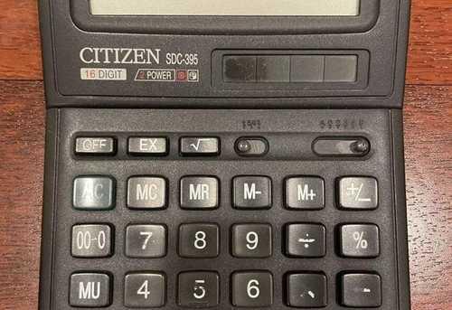 Калькулятор citizen SDC-395