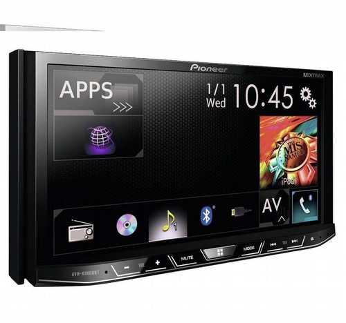 2din процессорный Pioneer AVH-X8600BT отл сост