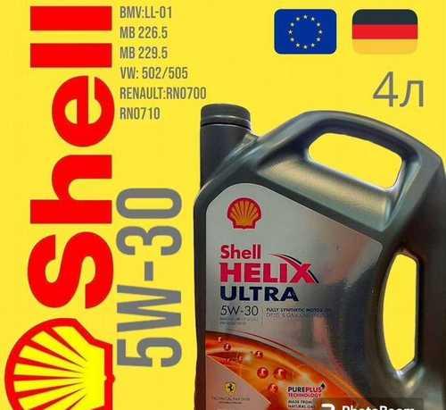 Масло моторное Shell Helix Ultra 5w-30