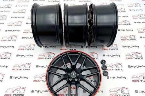Кованые диски R22 5x112 Mercedes AMG + колпачки Ч