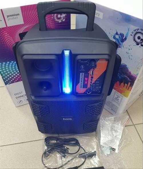 Новая Bluetooth колонка hoco,LED,USB,AUX